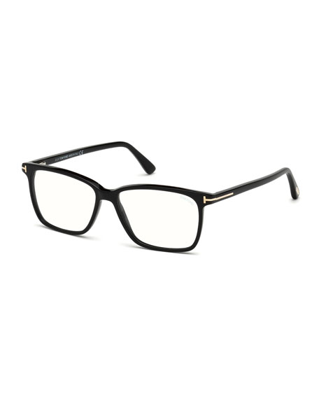 Tom Ford Square Acetate Optical Glasses Gray Neiman Marcus